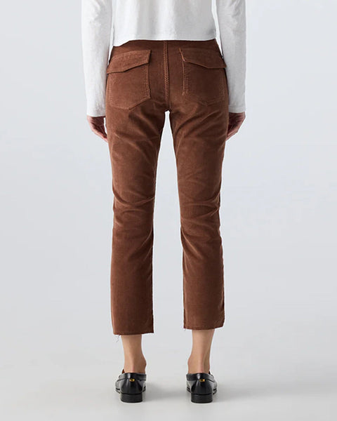 AMO Corduroy Easy Army Trouser in Cocoa - Bliss Boutiques