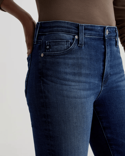 AG Jeans Mari Mid Rise Slim Straight in Epilogue - Bliss Boutiques