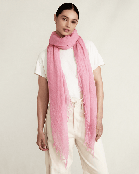 Cashmere & Silk Scarf in Sachet Pink – Bliss Boutiques