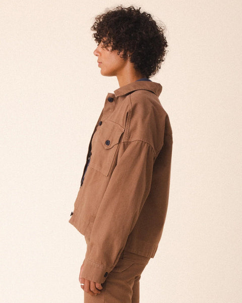 Canvas Utility Jacket in Carpenter – Bliss Boutiques
