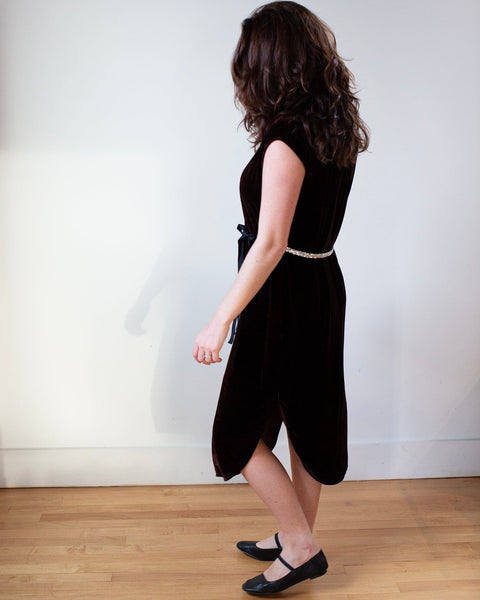 Velvet by Graham & Spencer Harper S/S Dress in Burlwood - Bliss Boutiques